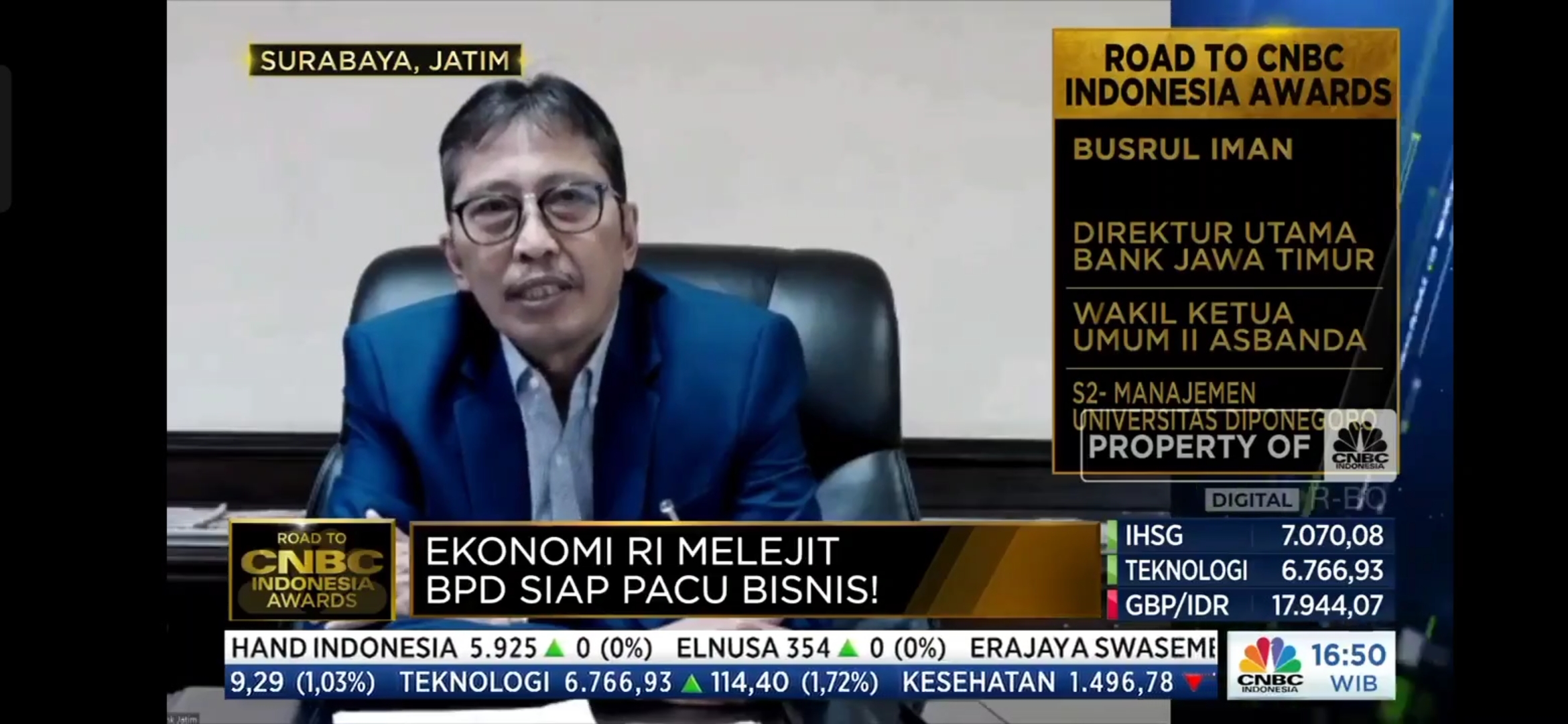 InfoPublik - Bank Jatim Raih Penghargaan CNBC Indonesia Award 2022 InfoPublik - Bank Jatim Raih Penghargaan CNBC Indonesia Award 2022